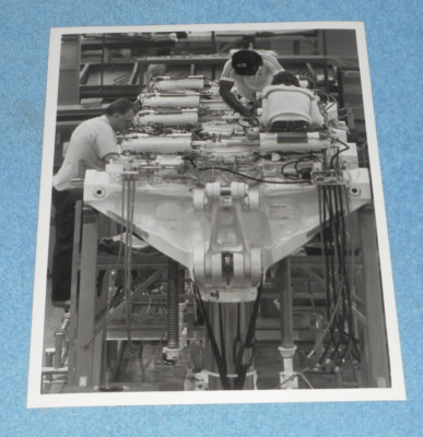 Vintage Lockheed Assembly Plant Photo Unknown Aircraft Component C-5 ...