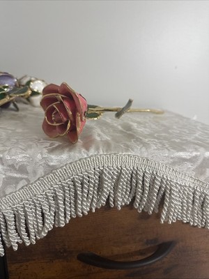 24K Rose Hand Dipped Real Rose Gold Valentine Flower without Box ...