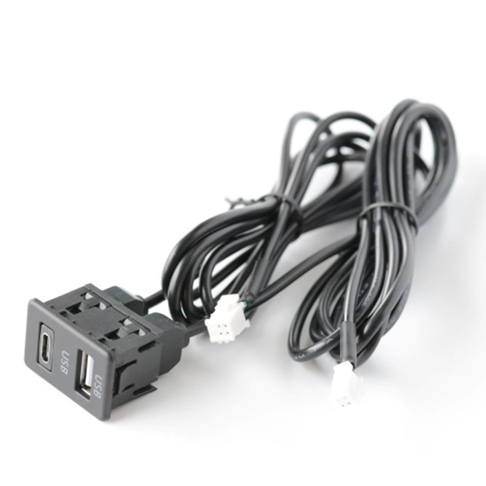 Car for DASH Mount USB+TYPE-C Port Panel Interface Extension 145cm ...