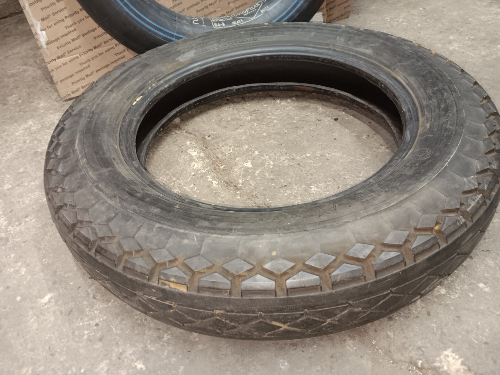 Original OEM Harley Knucklehead 1940-42 Goodyear All Weather Deluxe ...