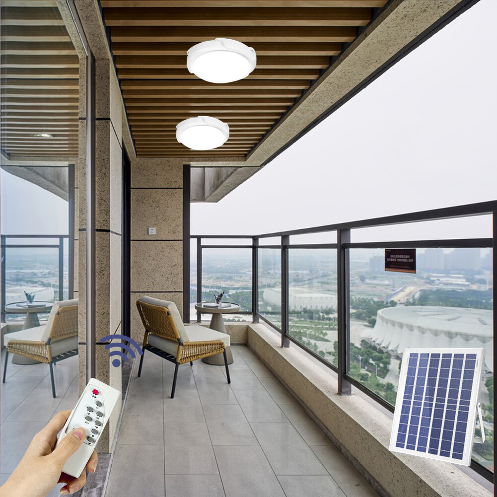 60W 54LED Solar Ceiling light Pendant Outdoor-Indoor Corridor Light ...