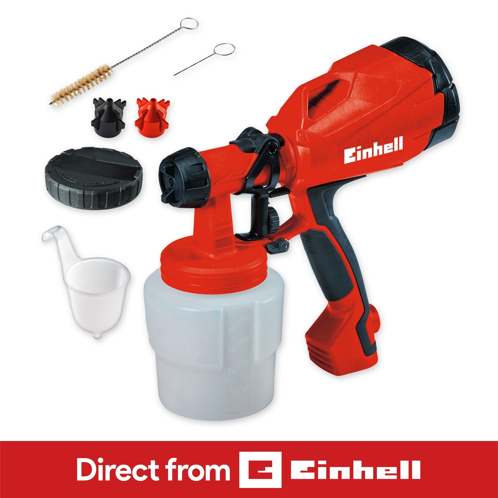 Einhell Paint Sprayer Gun 800ml Handheld 400W Corded Electric TC-SY 400 ...