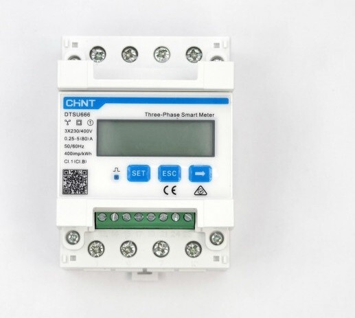 Zähler Chint DTSU666 RS485 3-phasig für hoymiles DTU-Pro