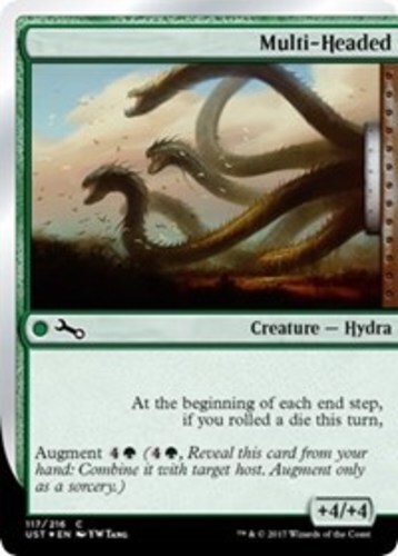 Moderate Play, English MTG Regular Multi-Headed Unstable Magic the ...