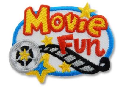 Girl Boy Cub MOVIE FUN night day Patches Badge SCOUT GUIDES trip event ...