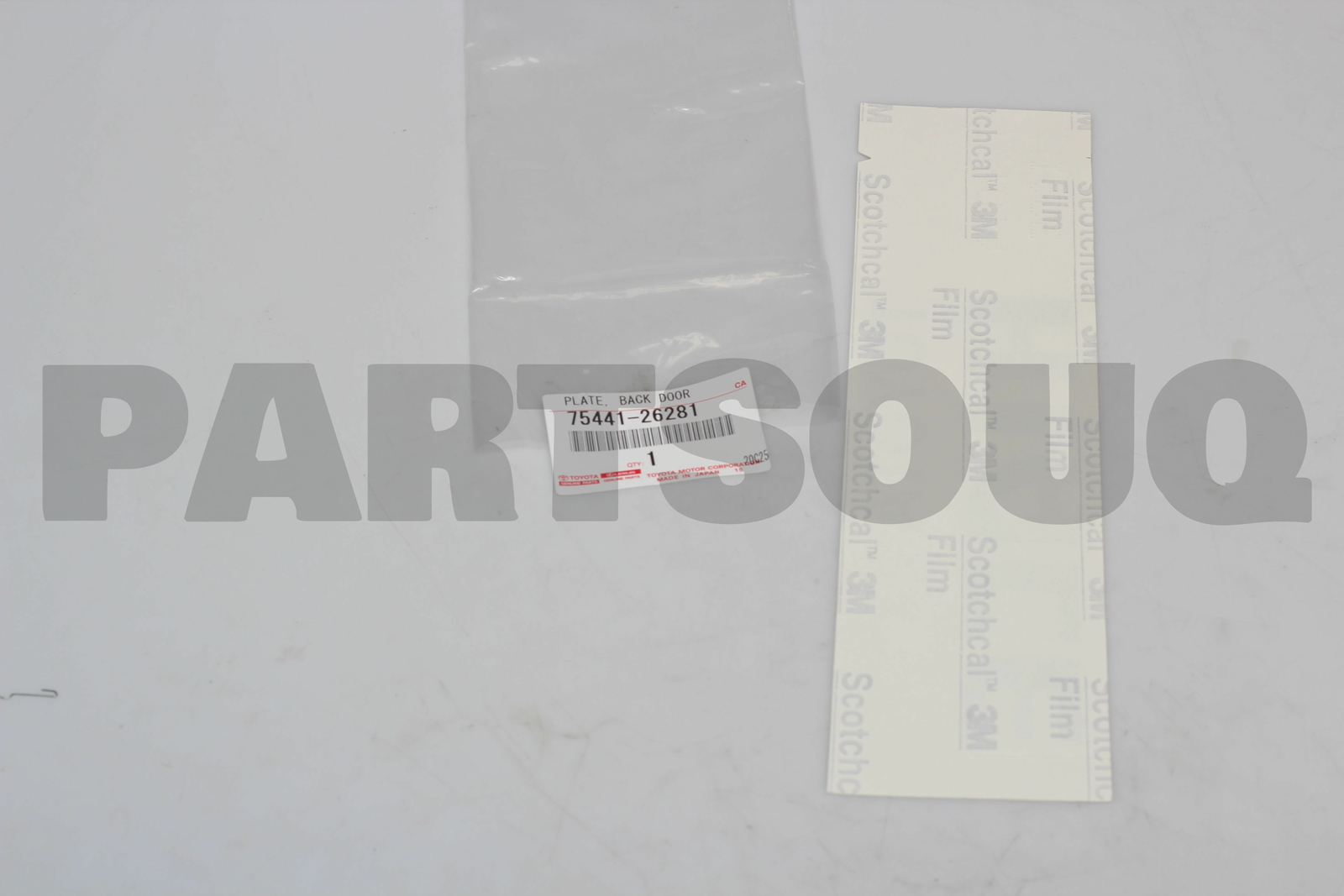 7544126281 Genuine Toyota PLATE, BACK DOOR NAME 75441-26281 | eBay