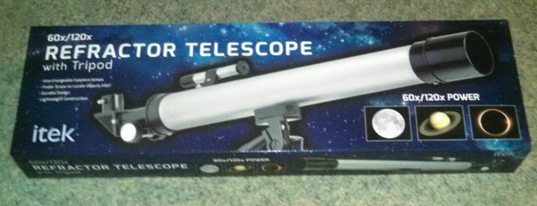 iTek 60x/120x Refractor Telescope With Tripod for sale online | eBay