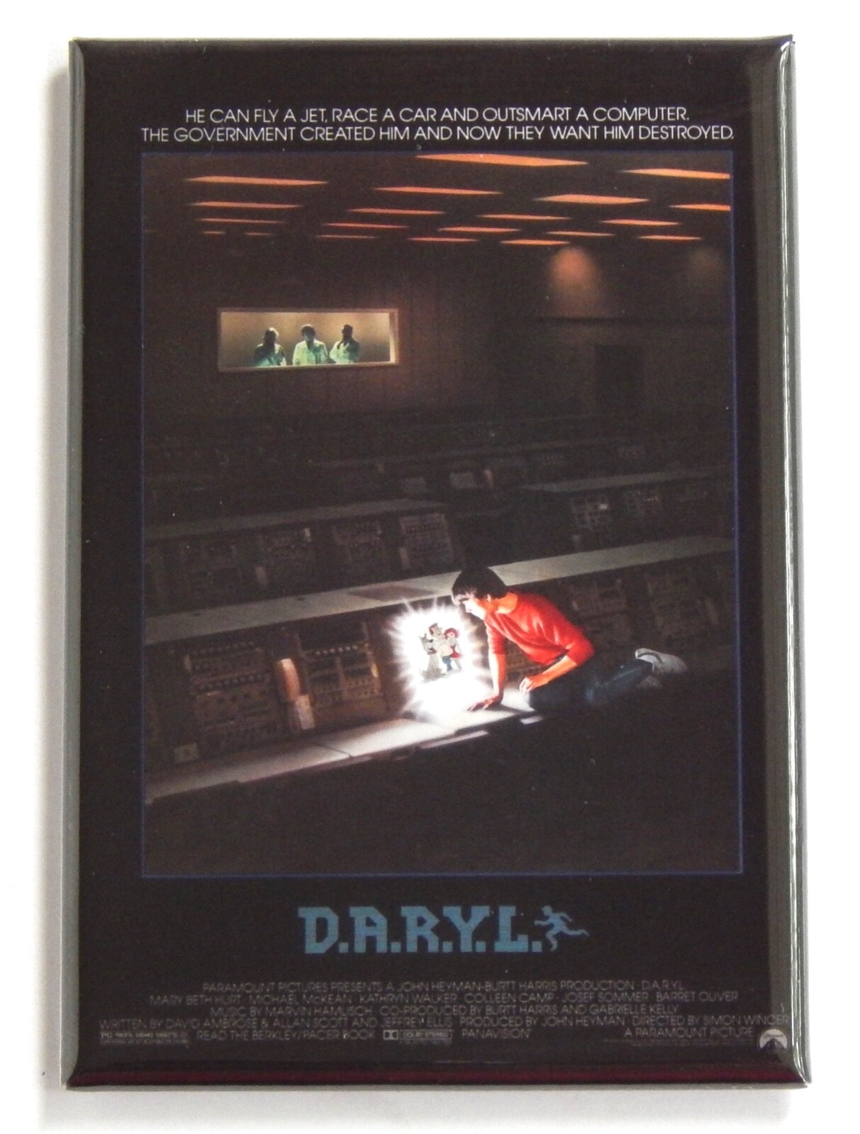 D.A.R.Y.L. FRIDGE MAGNET movie poster daryl | eBay