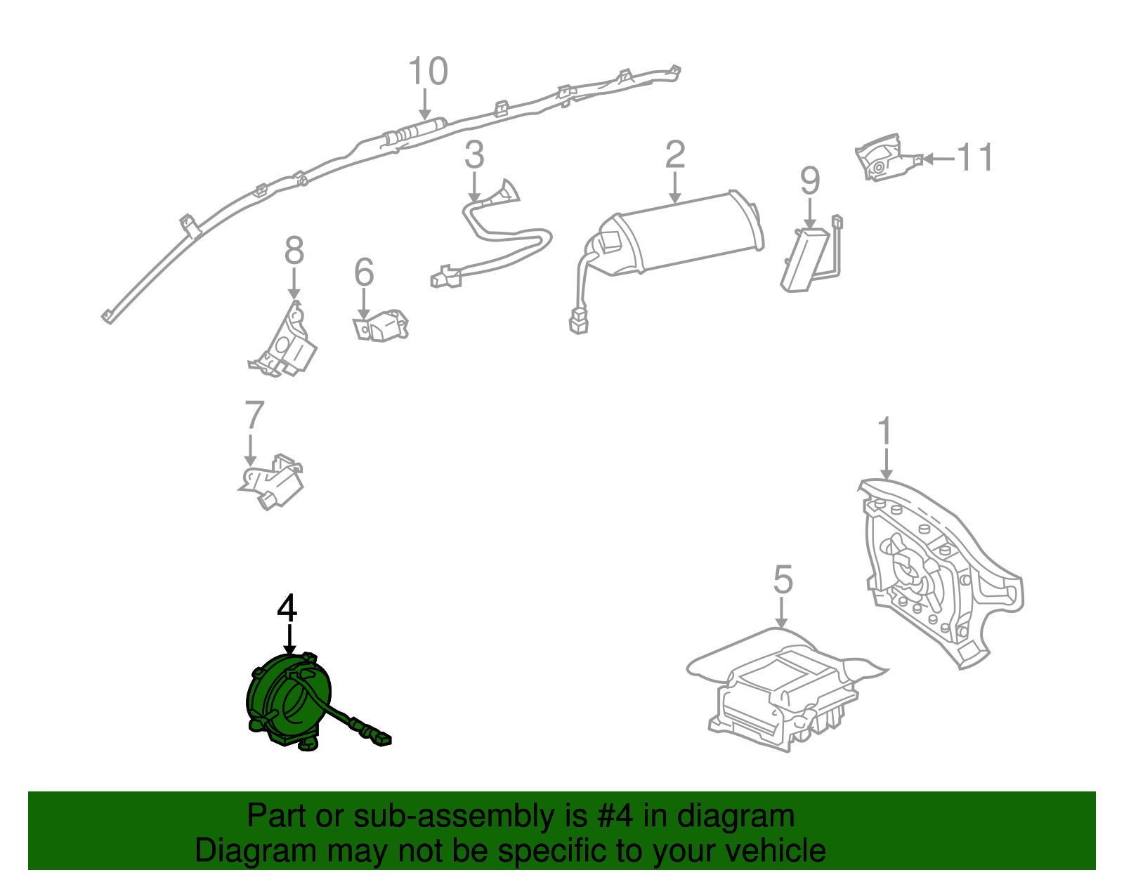 Toyota Rav4 Clock Spring OEM 8430642010 for sale online | eBay