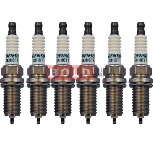 Set 6 Iridium TT Spark Plugs Denso IKH16TT/4703 For Dodge Jeep Kia ...