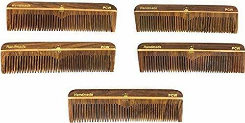 GBS Professional Mens Pocket Comb - 5" Wood Coarse Fine Tooth | eBay