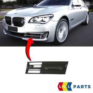 NEW GENUINE BMW 7 SERIES F01 F02 LCI FRONT BUMPER FOG LIGHT GRILL LEFT ...