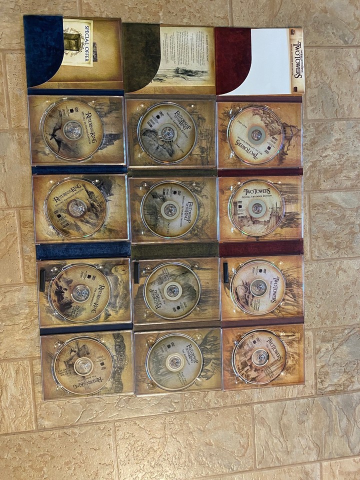 The Lord of the Rings Trilogy Special Extended Edition 12-DVD Set | eBay
