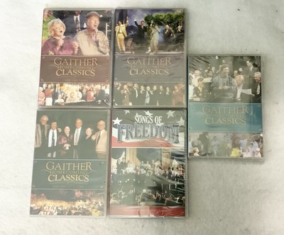 Gaither Homecoming Classics And Songs Of Freedom Music DVDs Set Of 5 ...