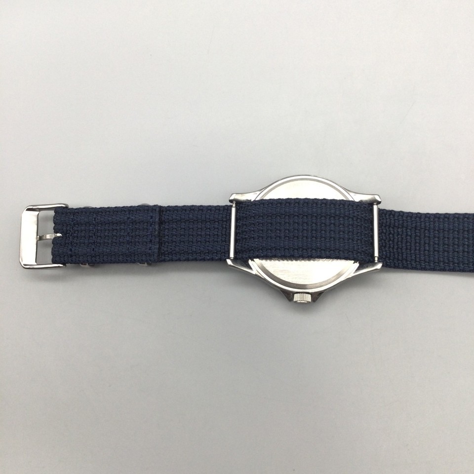 Timex Allied Navi Harbor Watch Men TW2T75400 41mm Blue Dial Silver Tone ...
