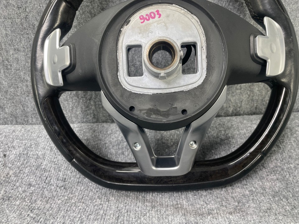 Wood Steering Wheel Pedal Shift Assembly Mercedes R231 Sl550 Sl450 oem ...