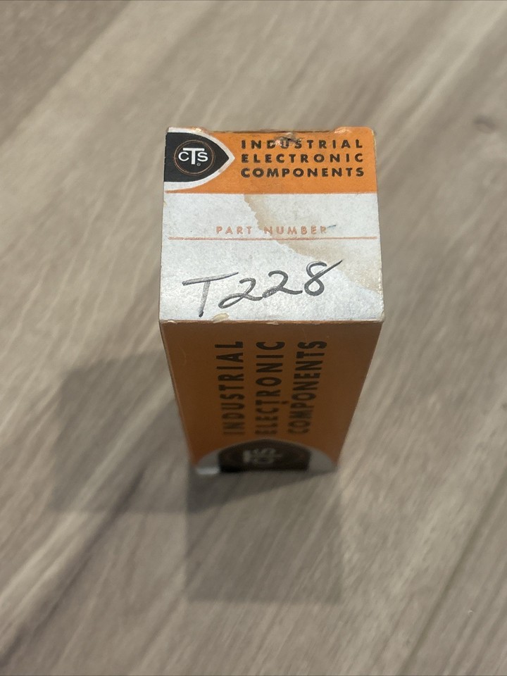 NOS Vintage CTS T-228 Rotary Switch | eBay
