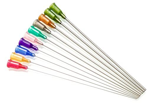 Dispense All - 4 Inch Blunt Tipped Dispensing Needles, Luer Lock, 10 ...
