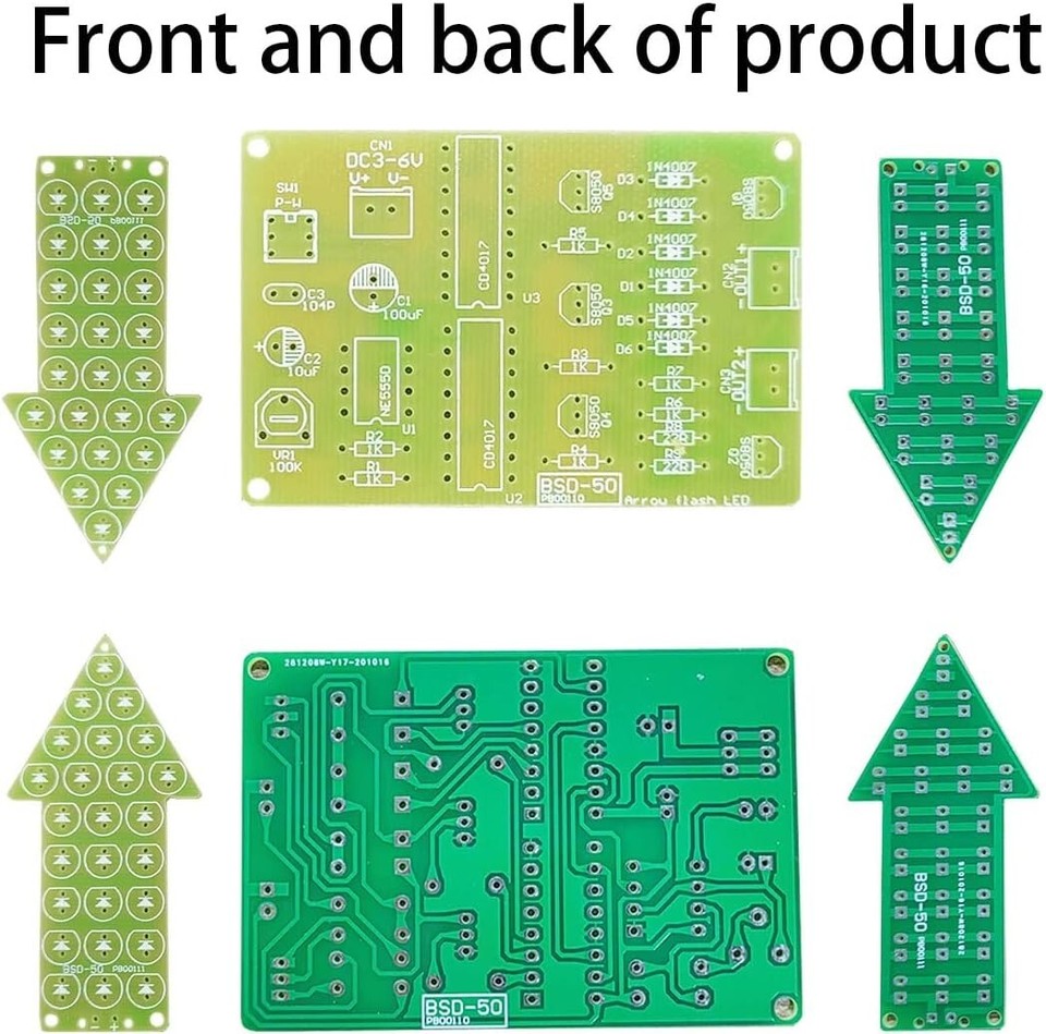 DIY Kit Warning Light LED Soldering Practice for School Learning ...