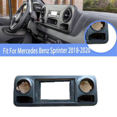 Fascia Stereo Radio Bezel Panel Frame Trim For Mercedes Benz Sprinter ...