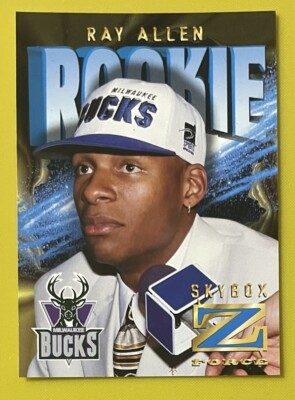 1996-97 Skybox Z-Force Ray Allen Rookie Z-Cling #R-1 Milwaukee Bucks | eBay