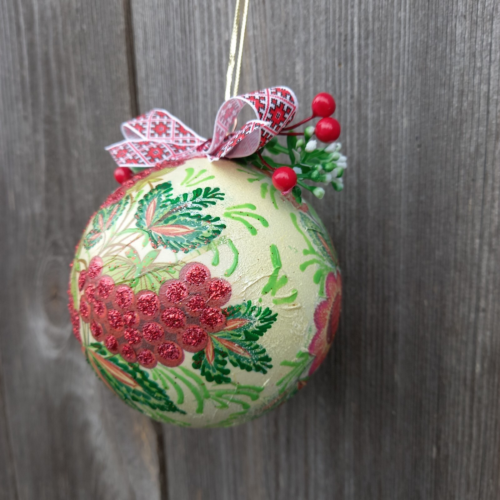 Ukrainian ornaments Christmas gift Vertep Folk Ukraine decor XMAS balls ...