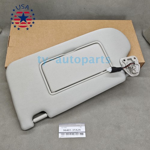 New 96401-3TA2A Gray Driver Side Sun Visor With Lamp For 2013-2018 ...