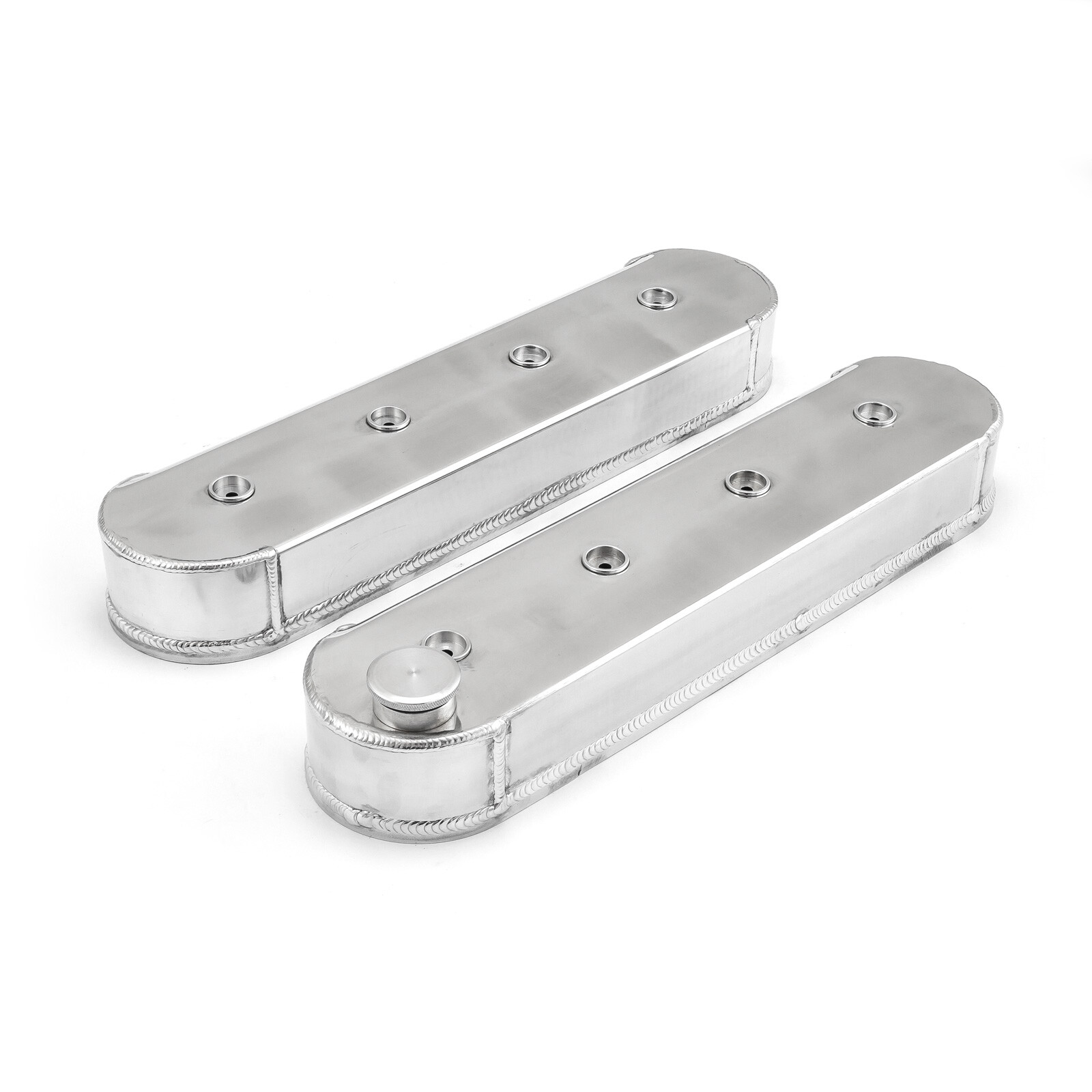 Chevy LS1 LS2 LS3 LS6 LS7 Fabricated Valve Covers Coil Packs Wire Combo ...