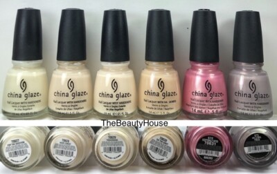 China Glaze Nail Polish Discontinued Wedding Diva Collection Complete 6 ...