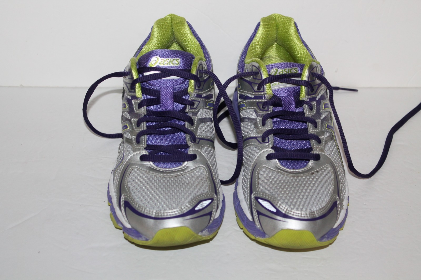 Asics Gel Pursue Running Shoes, #T498N, Lightning/PPL/Lime, Women's US ...