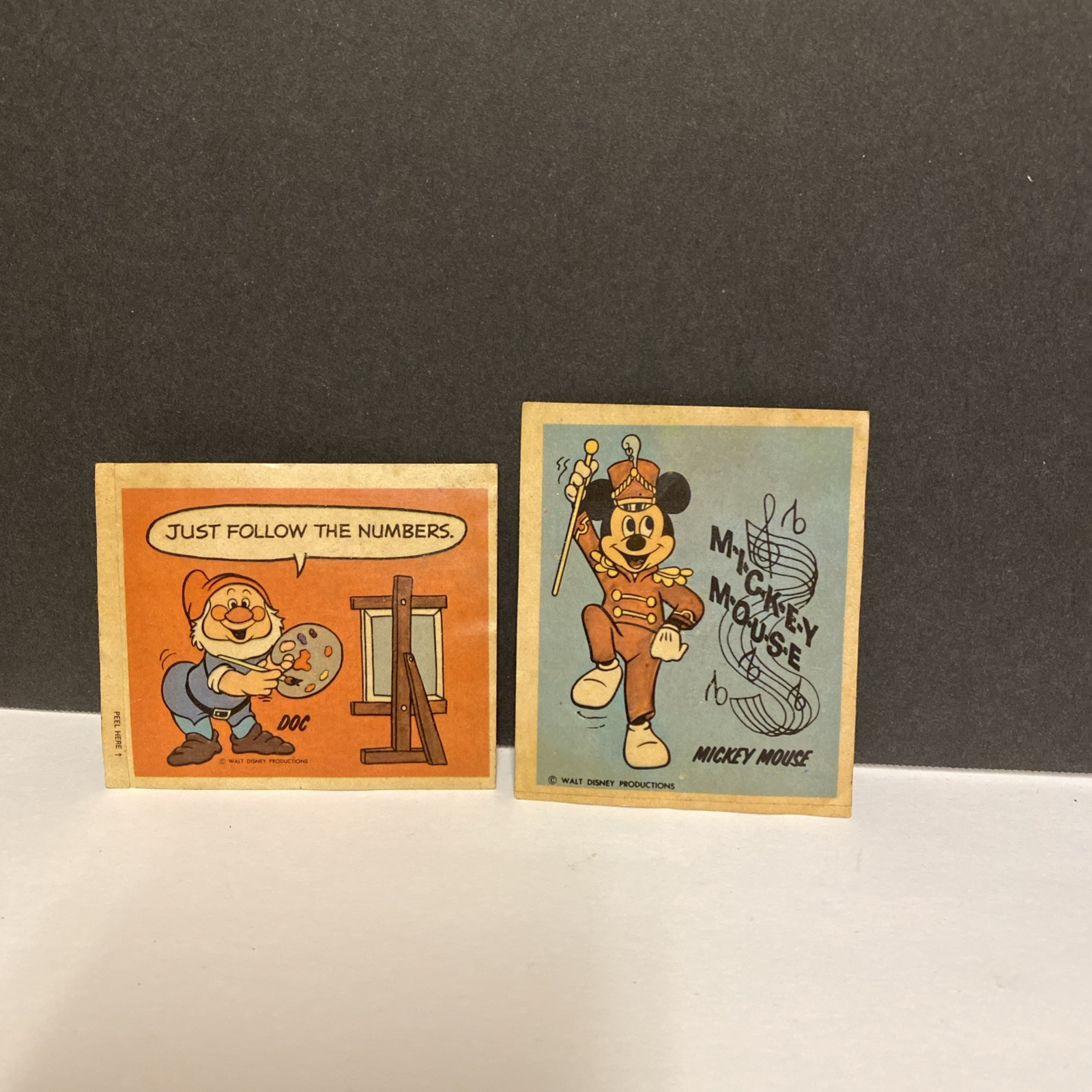 Set of 2 Vtg Disney Mickey ,Doc Wonder Bread StickersのeBay公認海外通販｜セカイモン