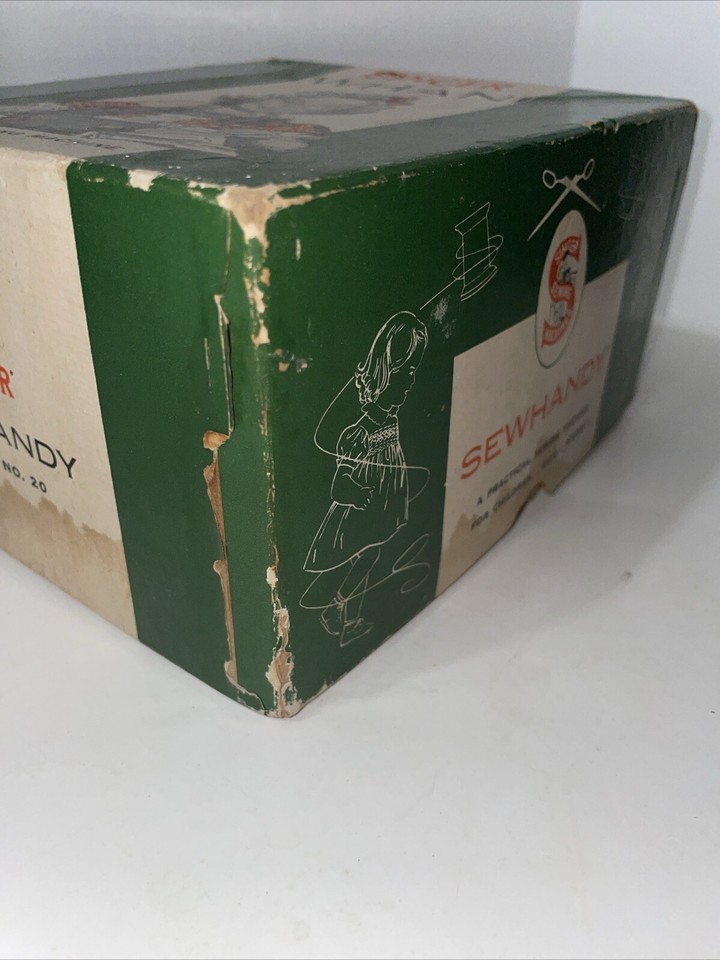 Vintage SINGER Antique Singer Model 20 Sewhandy Working Toy Sewing ...