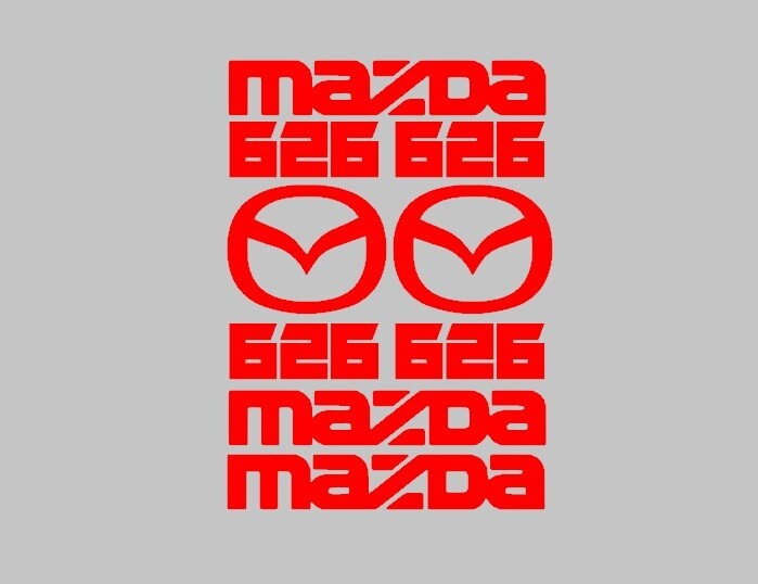 Motiv Aufkleber Mazda 323 oder 626 Tattoo Decal Vinyl A 4 Bogen | eBay