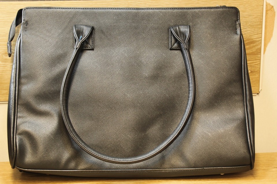 New MARY KAY TRAVEL TOTE LARGE BLACK PURSE STARTER KIT CONSULTANT BAG ...