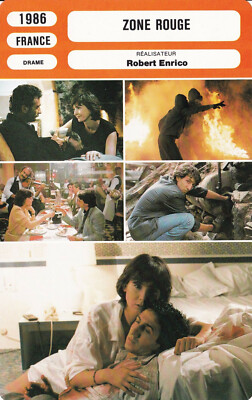 FICHE CINEMA : ROBERT ENRICO - ZONE ROUGE - 1986 | eBay