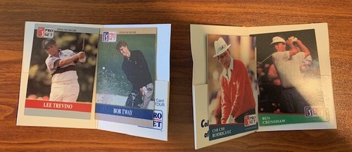 1990 Pro Set Golf Promo Cards-Trevino,Tway,Rodriguez,Crenshaw Free ...