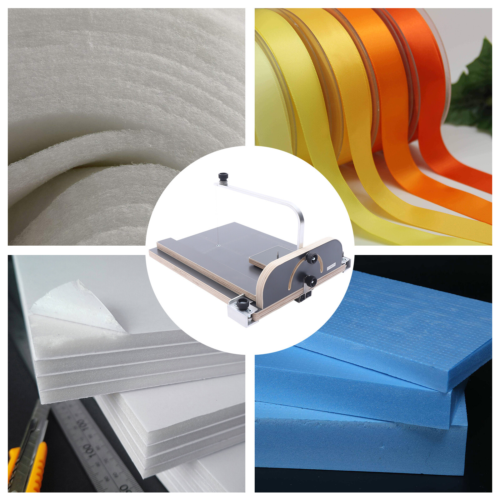 Hot Wire Foam Cutting Machine Sponge Cutter Styrofoam Cutter Working ...