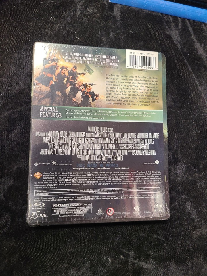 Sucker Punch (Blu-ray Disc, 2012, SteelBook) Best Buy Exclusive New ...