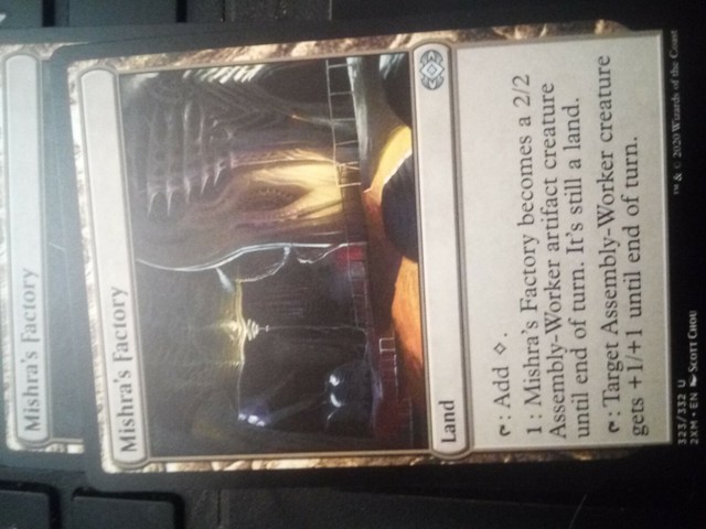 2 Mishra's Factory Double Masters Magic The Gathering Card MTG Assembly ...