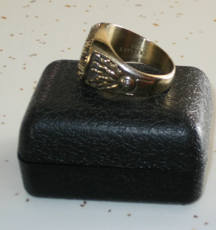 Authentic ABC 300 Multi Game American Bowling Congress Award Ring Gold ...