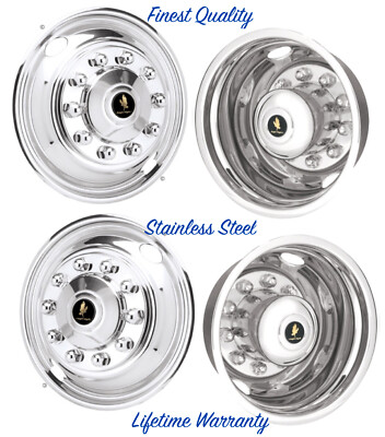 22.5" Freightliner Fld, M2 10 Lug 2 Hh Wheel Simulators Rim Cover ...