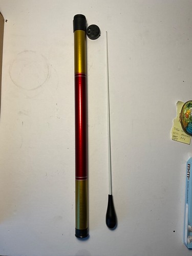 Conductor's Batons 15" With Case US Today Shipping BLACK HANDLE MAROON ...