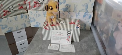 Steiff 355363 Disney Lion King Pumba 24cm Sammelteddy Nr. 1572 von 1994 ...