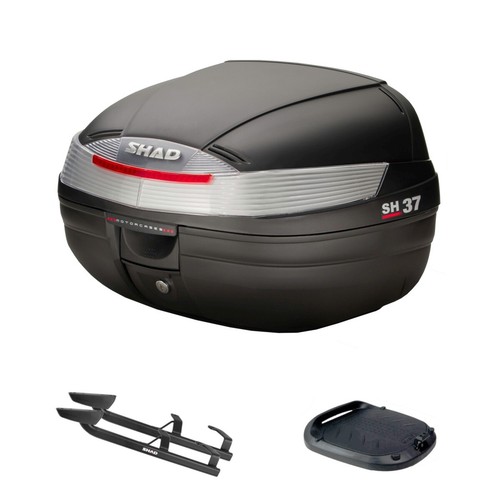 Set SHAD Coffre SH37 Noir + Chassis For Sym 300 Joymax GTS 2010-2017 | eBay