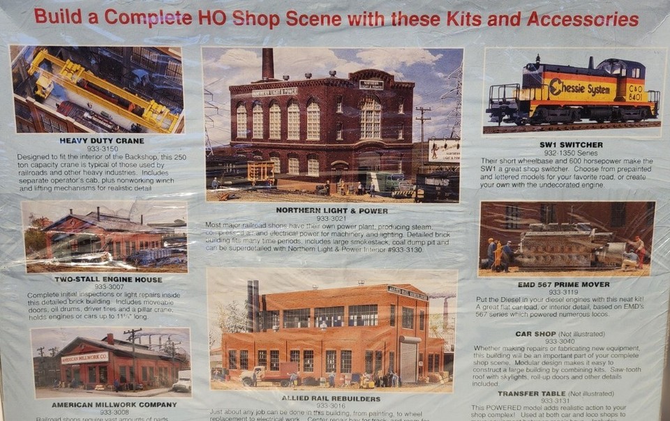 Walthers Cornerstone HO 933-3039 Backshop | eBay
