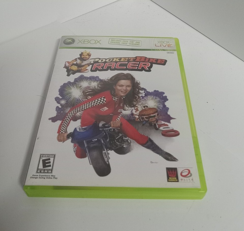 Burger King Pocket Bike Racer Game Microsoft X BOX ORIGINAL & X Box 360 ...