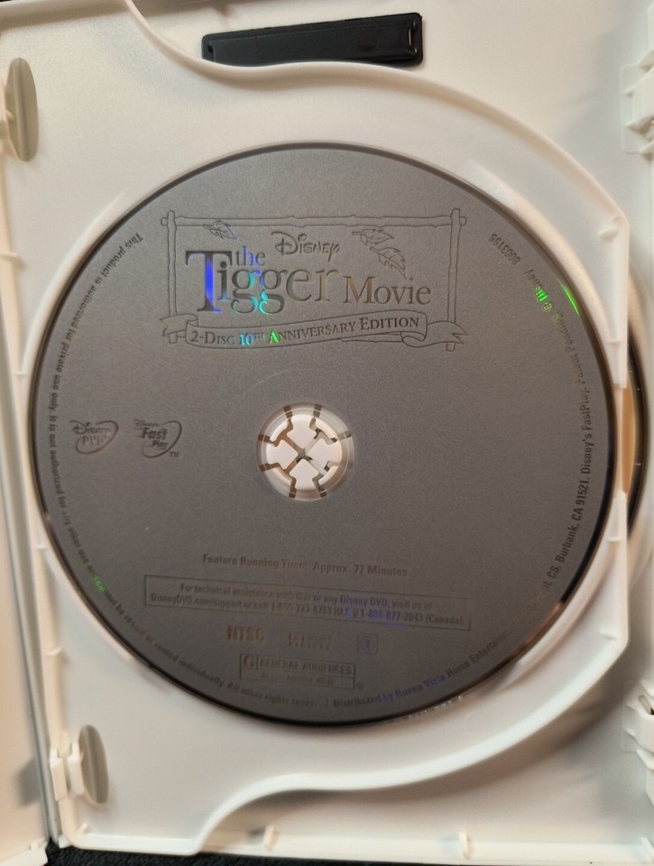 The Tigger Movie (DVD, 2000, Disney, 10th Anniversary) 786936788242 | eBay