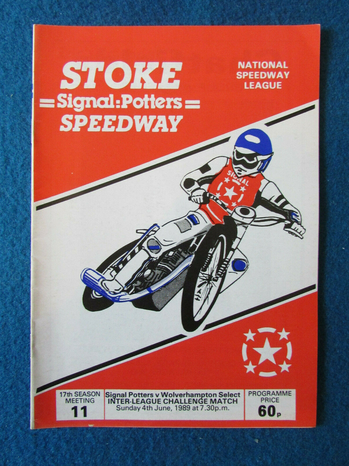 Stoke v Wolverhampton Speedway Programme 4/6/89 | eBay UK