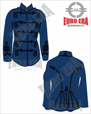 Napoleonic Imperial Prussian Hussars Military Officers Tunic Attila ...