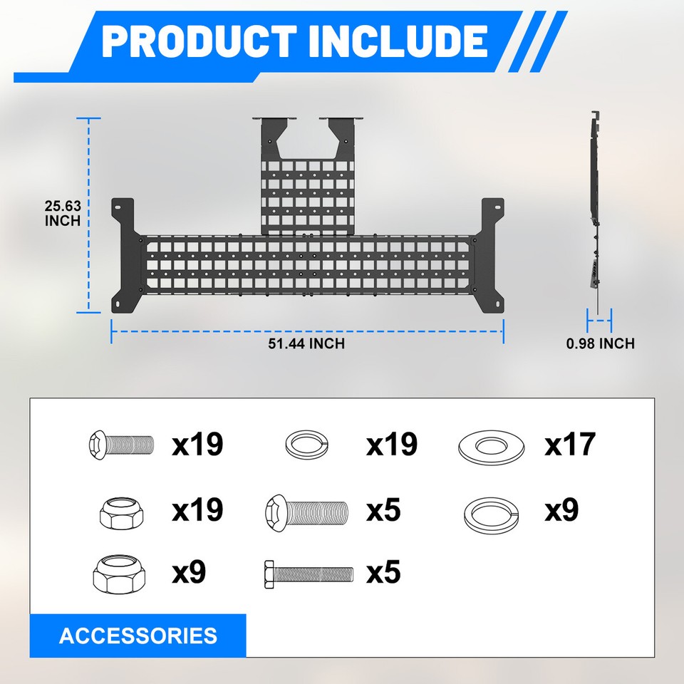 for 2018-2025 Jeep Wrangler JL/Jeep Gladiator JT Interior Roof Rack ...